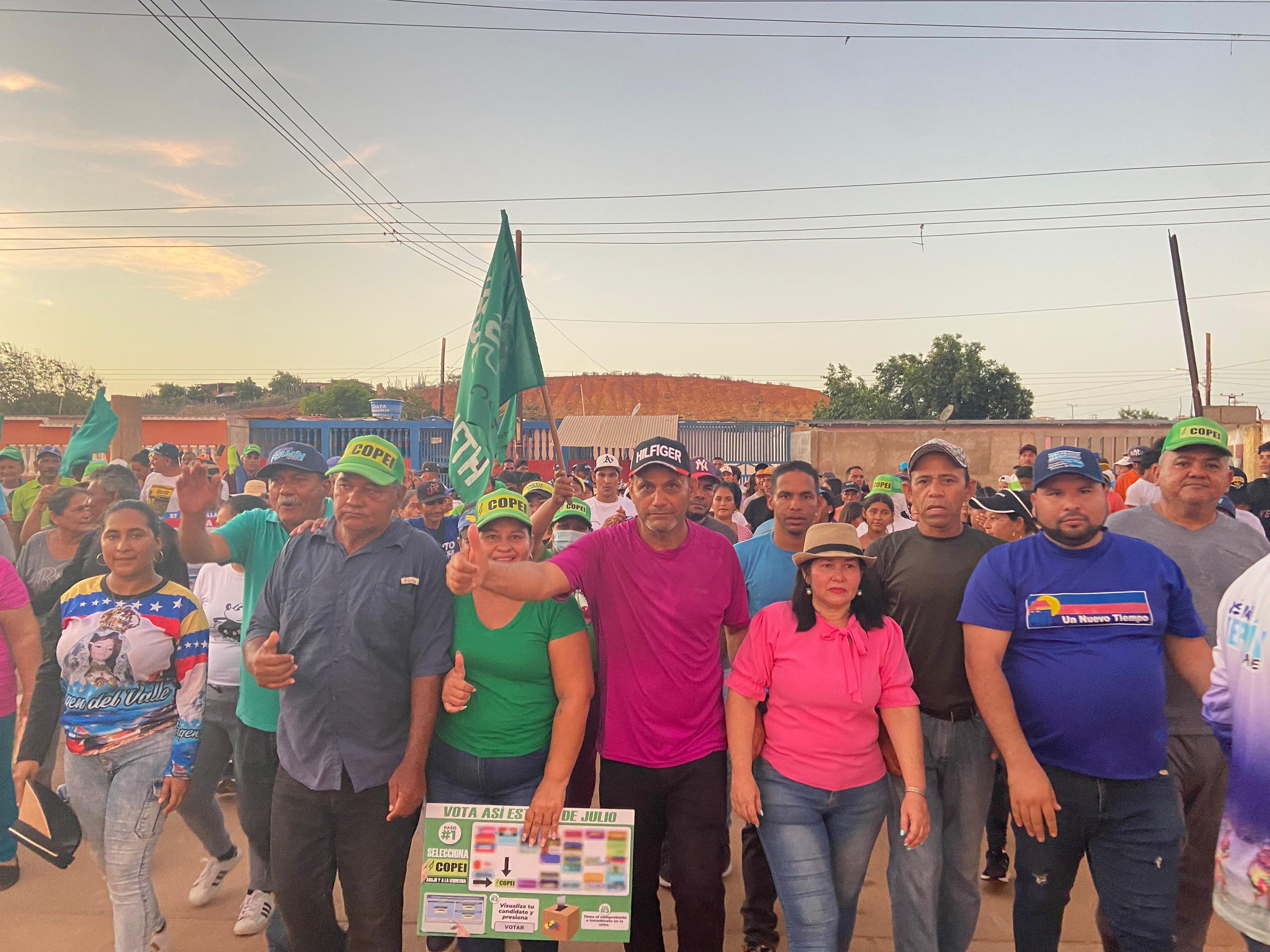 Caserío El Guamache vibra con apoyo a Yaneth Gómez en histórica visita ...